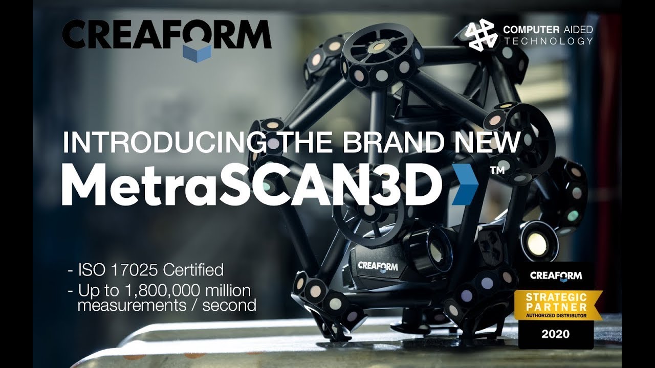 Creaform lancia lo scanner 3D MetraSCAN BLACK che promette risoluzione ...