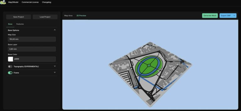Map2Model di Smoggy3D, da OpenStreetMap al modello 3D in pochi minuti – Stampare in 3D
